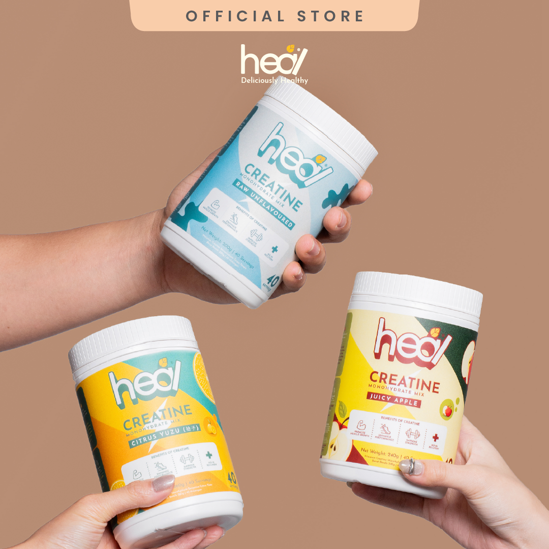 Creatine Tub and Box – Heal Nutrition MY