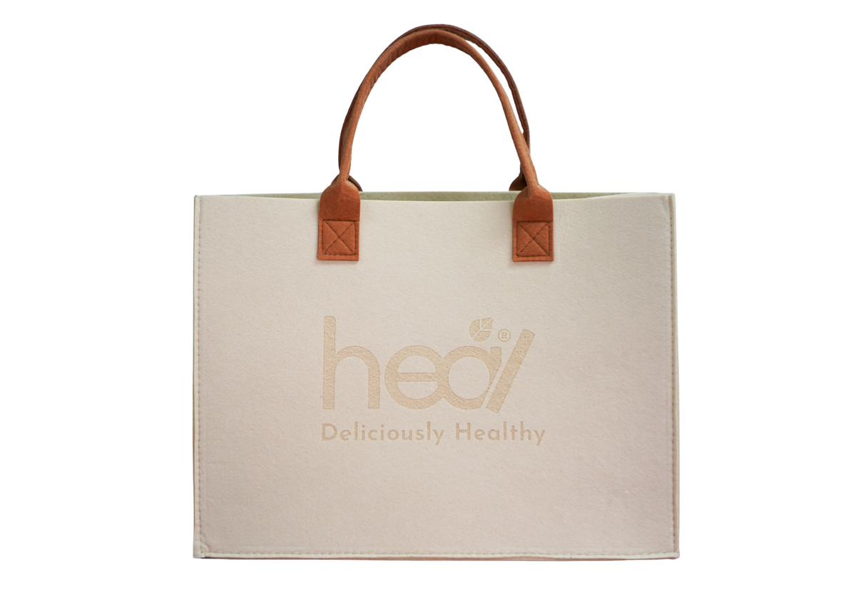 HEAL TOTE BAG - BEIGE – Heal Nutrition MY